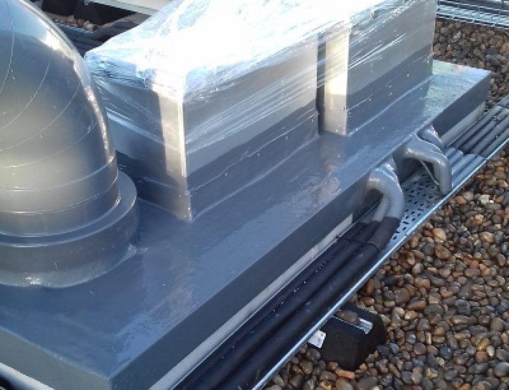 Pipes through cladding – Aperture